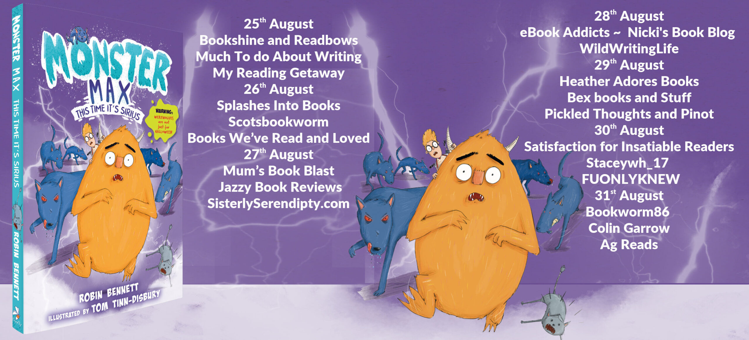 Monster Max: This Time It’s Sirius by Robbin Bennett ~ My Review ...